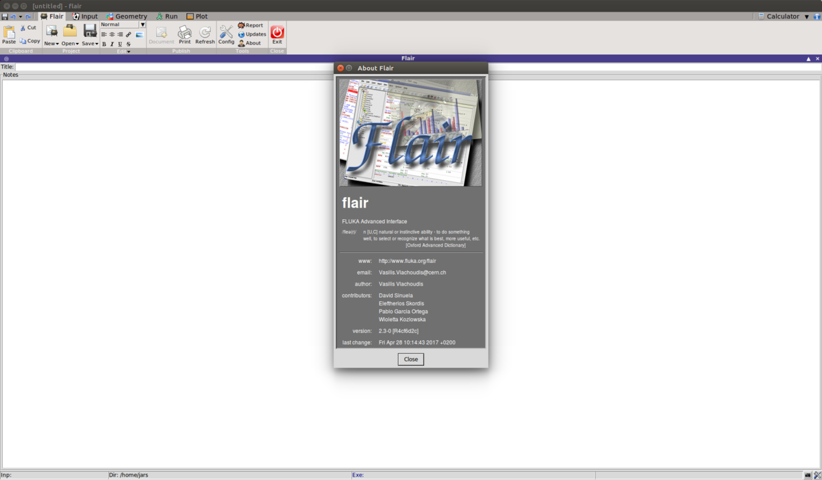 FLUKA installation - pCT